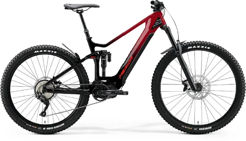 Merida eOne-Sixty 9000 Carbon Full Suspension EMTB In Red