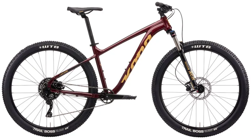 2021 Kona Lava Dome Hardtail Mountain Bike in Red
