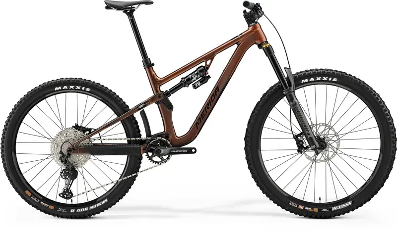 Merida One-Sixty 700 Alloy Full Suspension Mountain Bike Bronze