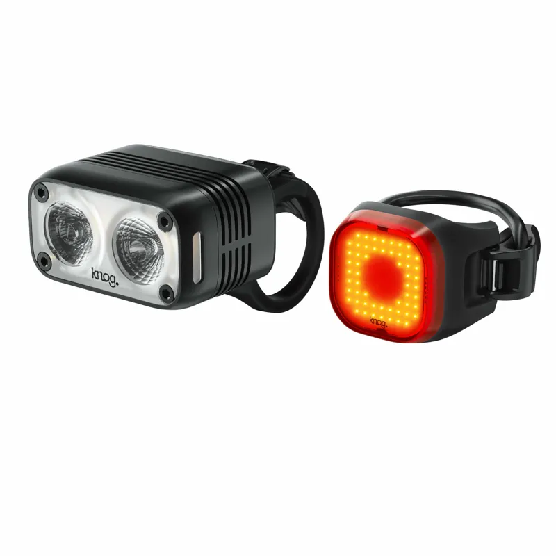 Knog Road 600 Blinder Mini Square GoPro Mount Light Set in Black